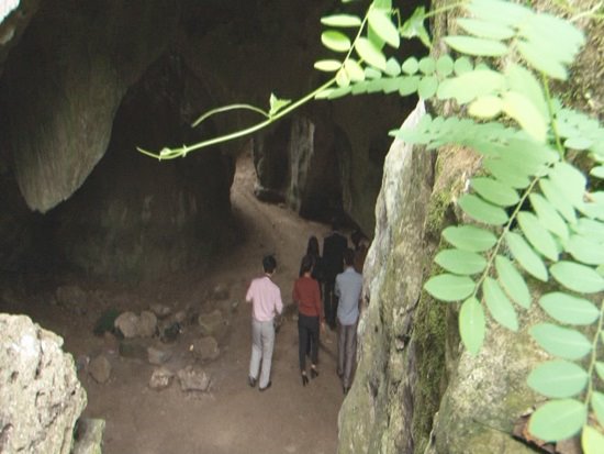 RU AM CAVE AND BANIAN TREE IN TRU VILLAGE